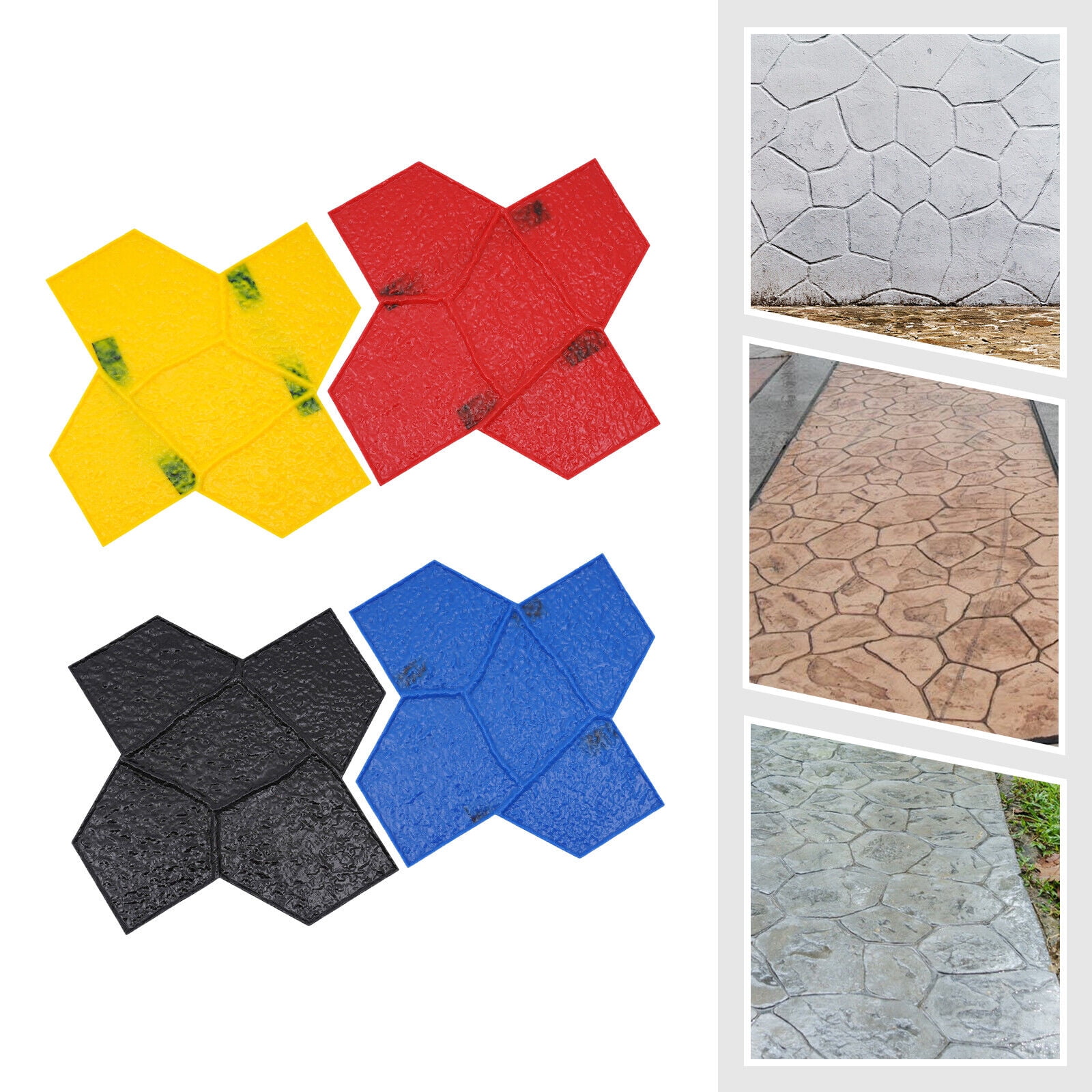 Polyurethane Mat Stamps Concrete Cement Texture Concrete Texturing Skin ...