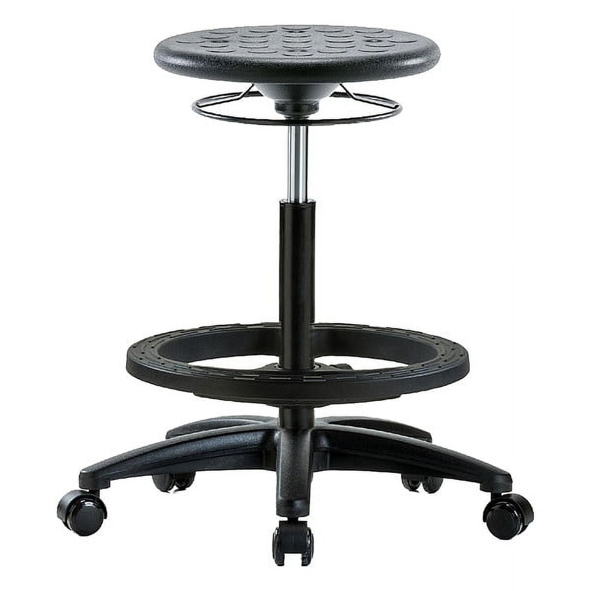 Manufacturer Varies Polyurethane Stool,300 lb Cap.,Black IPHBSO-RG-BF ...