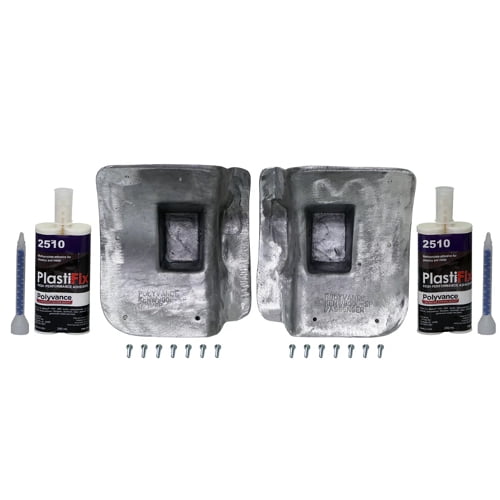 Polyvance Hood Spring Pocket Repair Kit for Kenworth W900 Long Hoods ...