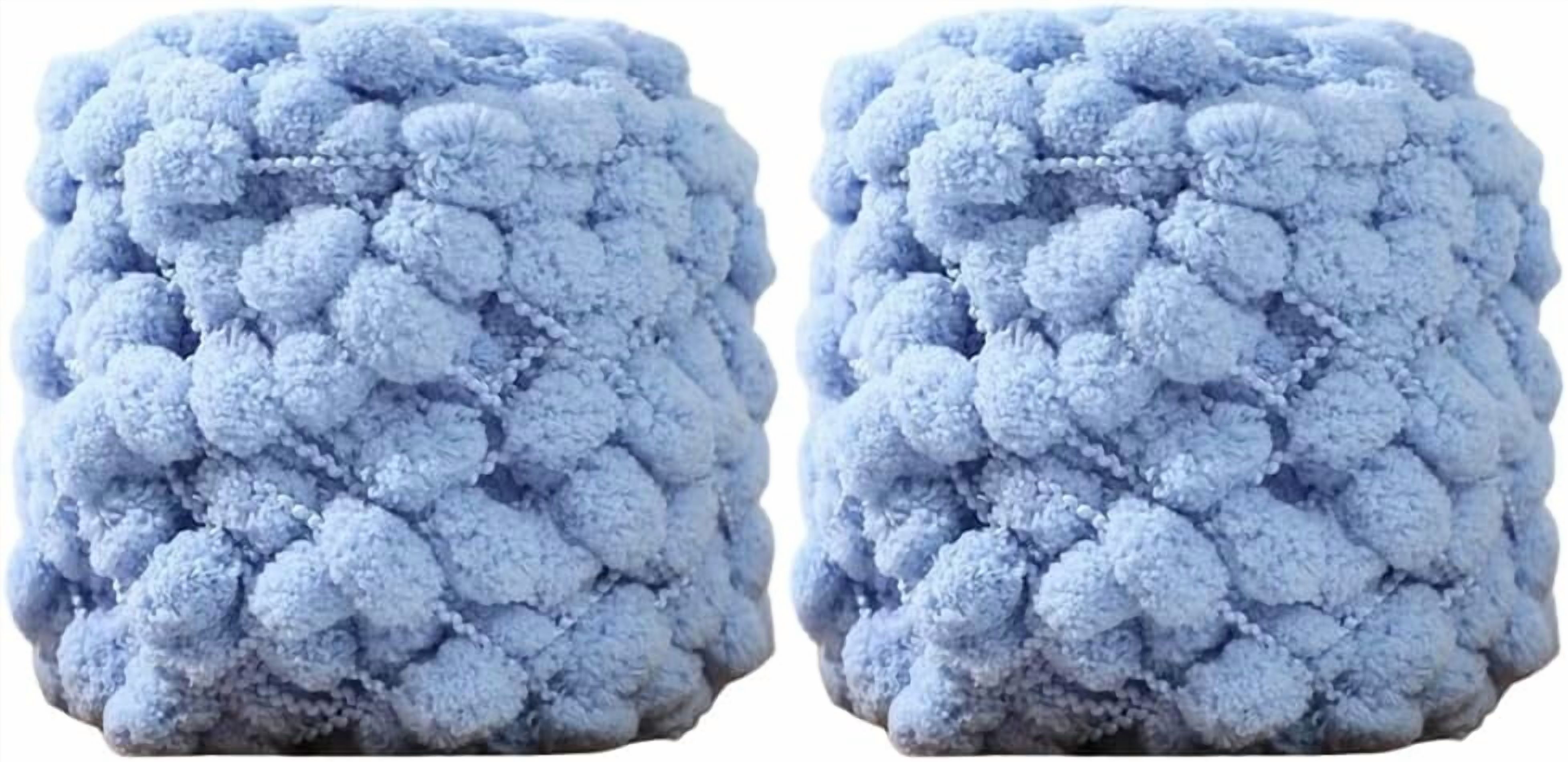 Pom Bomb 2 Rolls Pomp-A-Doodle Polyester Soft Ball Knitting Yarn, 100g ...