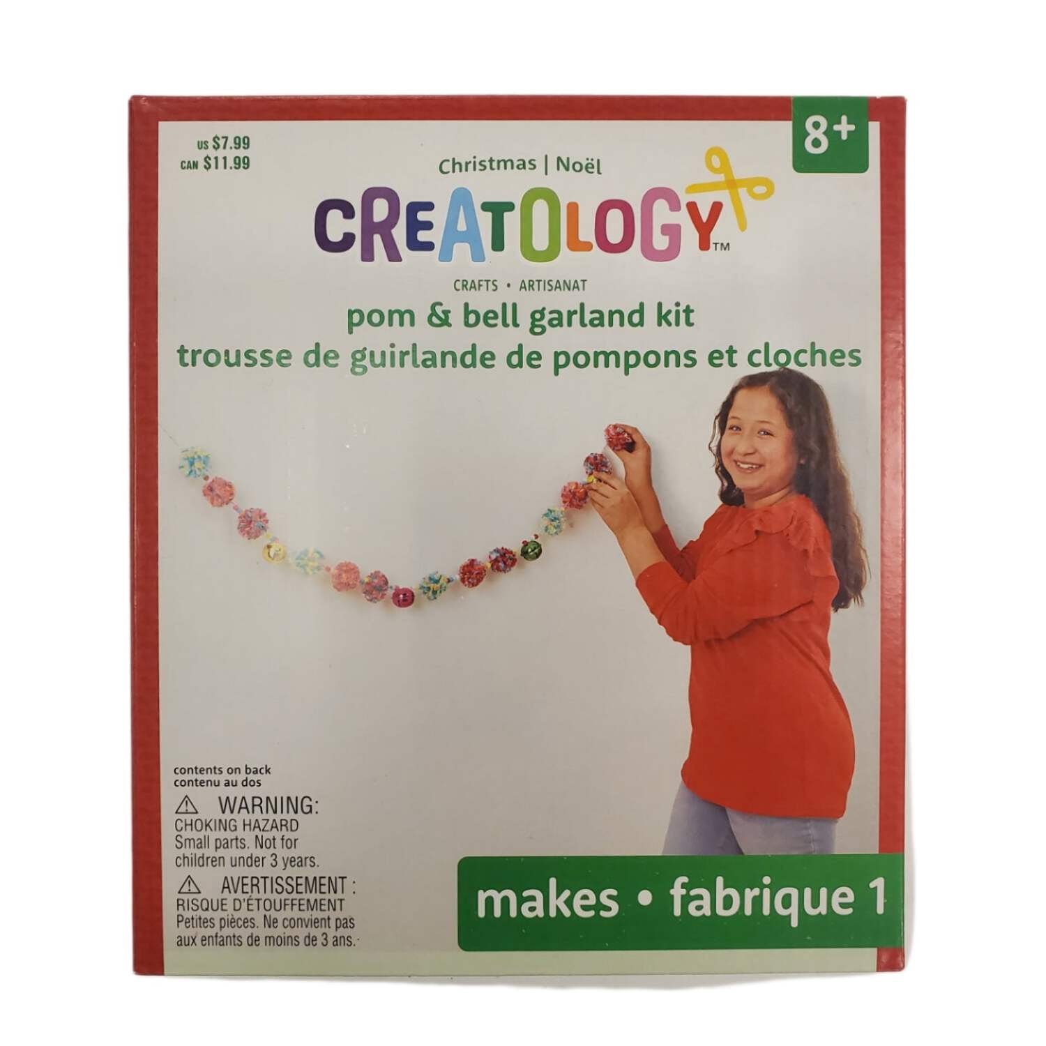 Creatology Pom Bell Garland Kit Christmas - Walmart.com