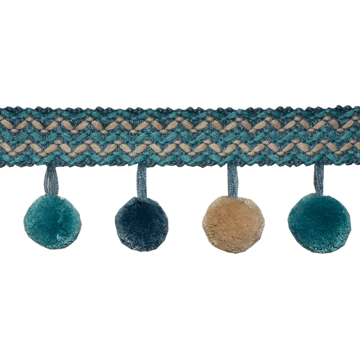 Pom Pom Fringe Trim by the Yard - Ursula Collection - Walmart.com