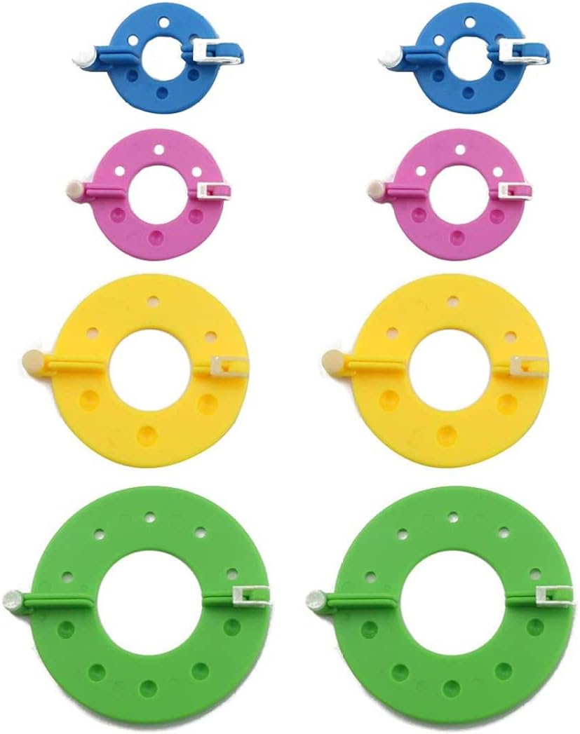Pom Pom Maker Portable Multi Size Fluff Ball Weaver Needle Knitting ...