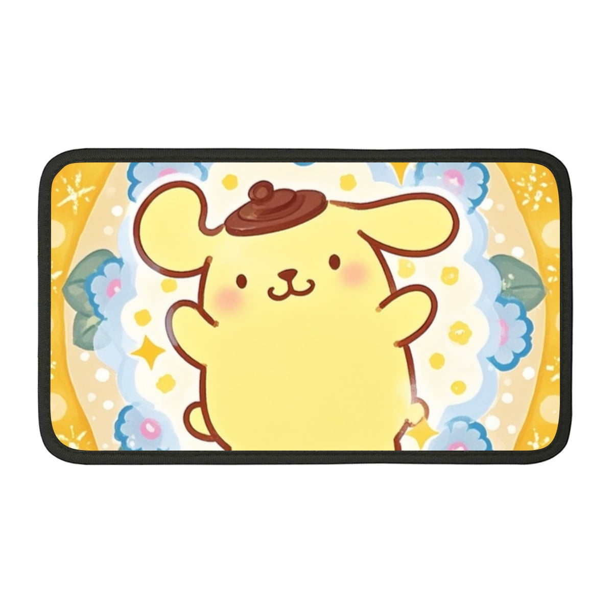 Pom Pom Purin Armrest Pad Universal Car Center Console Cover Seat Box ...
