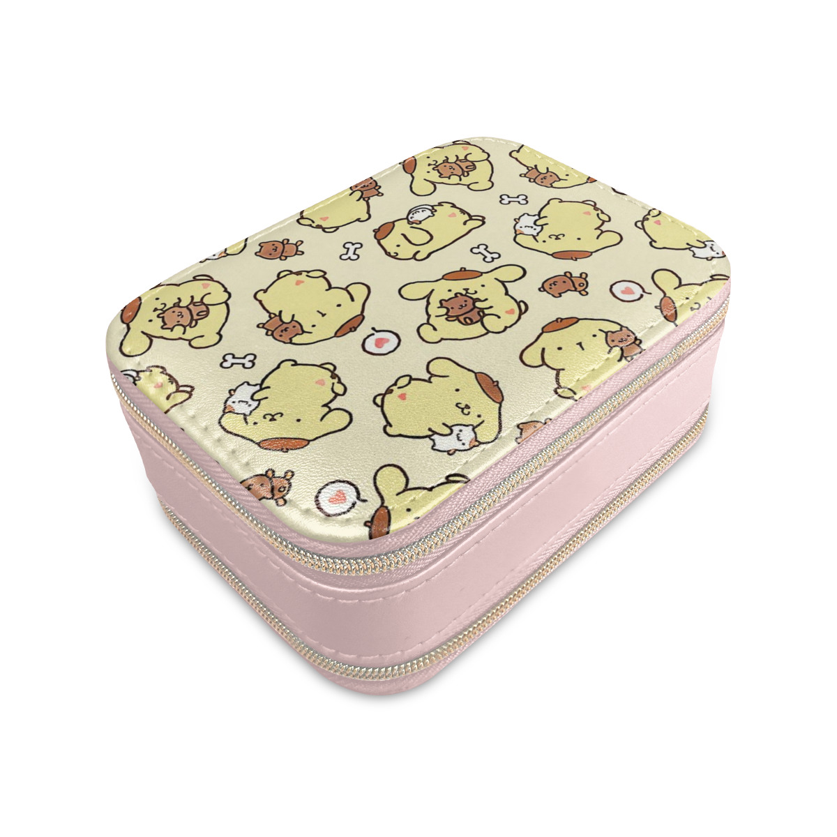 Pom Pom Purin Jewelry Box, Travel Jewelry Box, 2 Tier Jewelry Rack ...