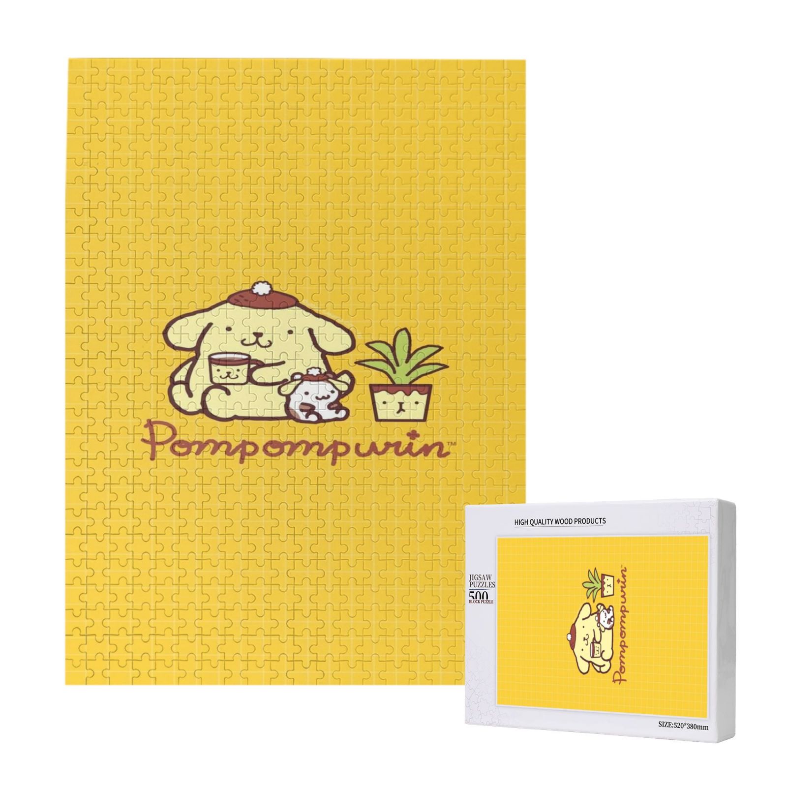 Pom Pom Purin Jigsaw Puzzle Interactive Brain Teaser Board Game for ...