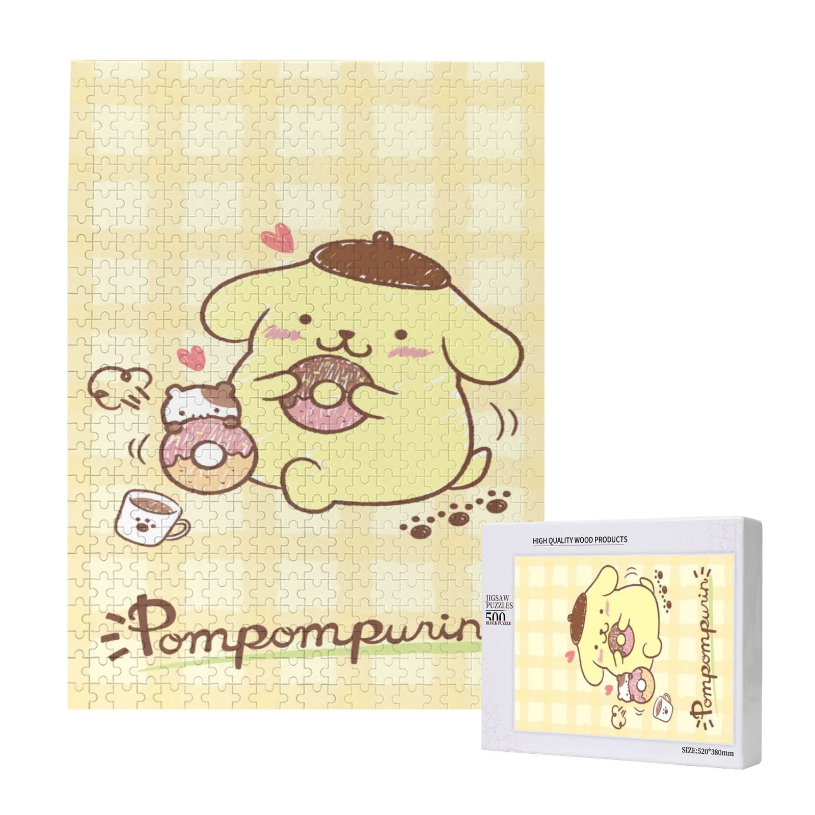 Pom Pom Purin Jigsaw Puzzles 300/500/1000 Pieces Wooden Puzzles Gift ...