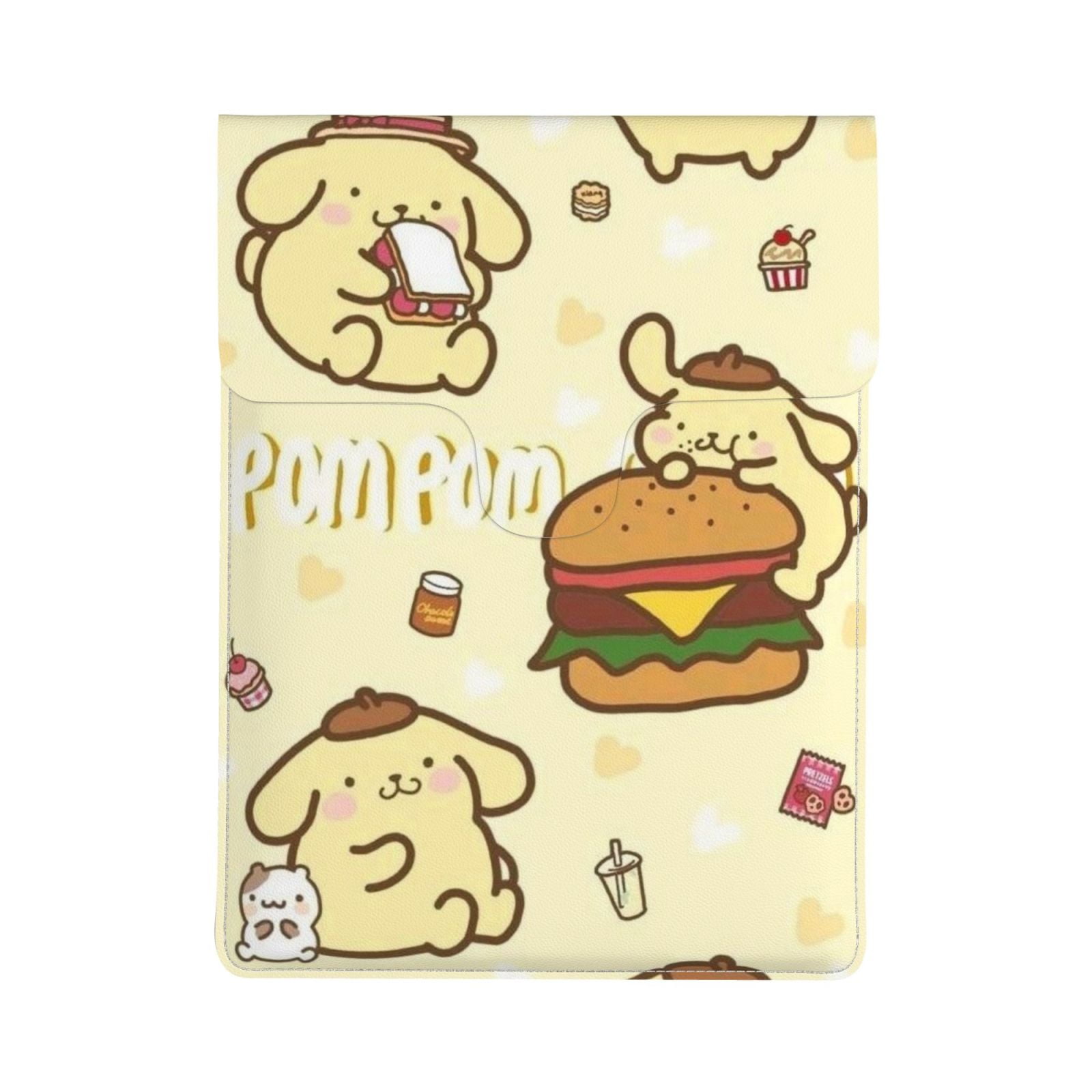 Pom Pom Purin Leather Laptop Sleeve Computer Case Notebook Cover -13 ...