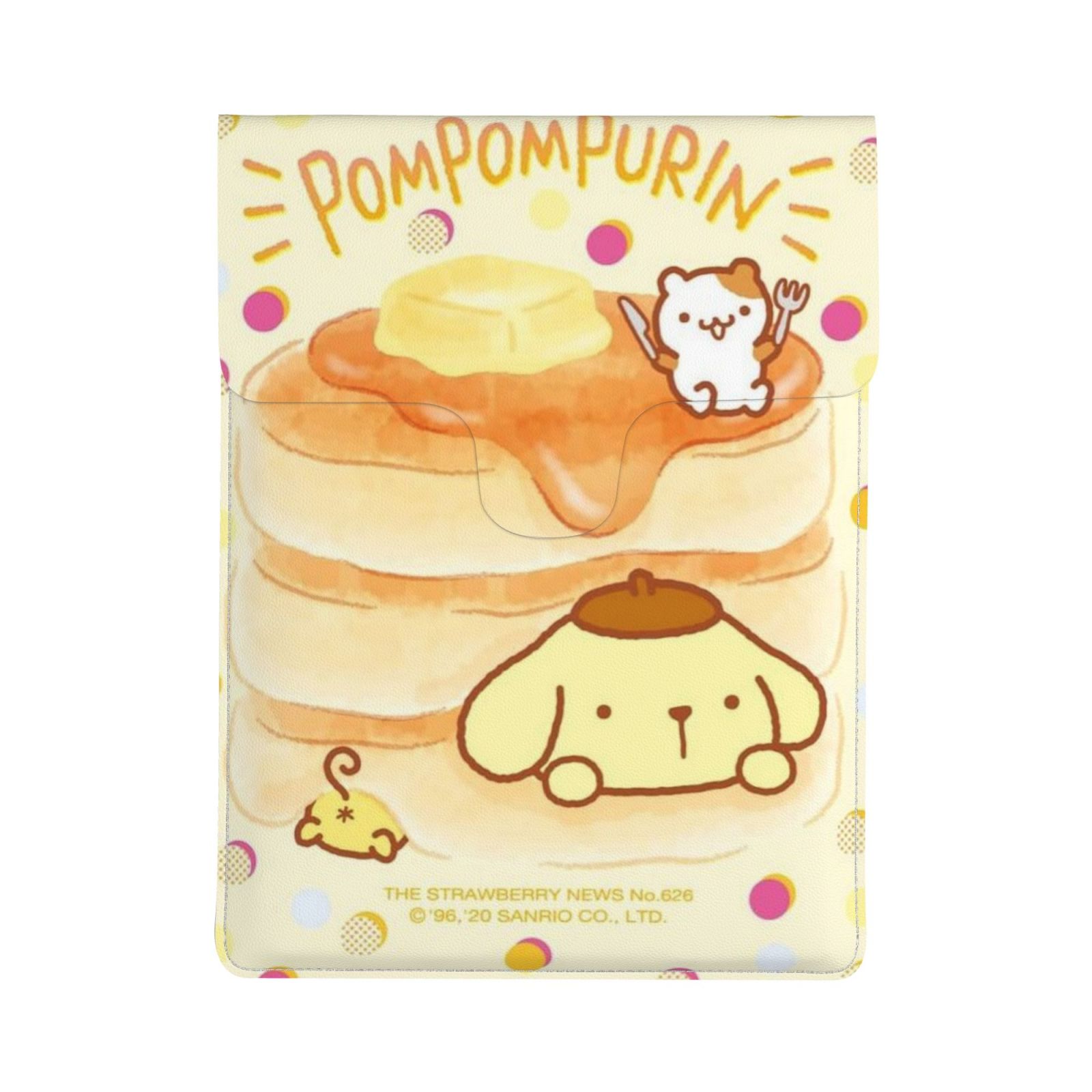 Pom Pom Purin Leather Laptop Sleeve Computer Case Notebook Cover -13 ...