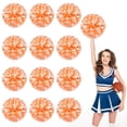 Pom Poms Cheer 12 Pieces- Cheerleading Pompoms Handheld Squad Set For ...