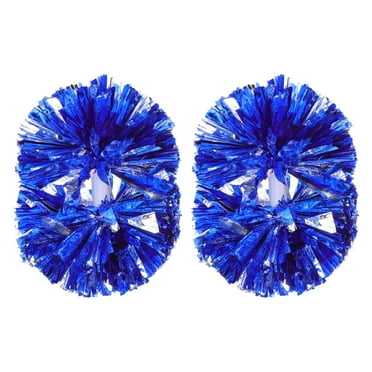 XXMU 2 Pack Cheerleader Pom Poms Sports Dance Cheer Plastic Pom Poms ...