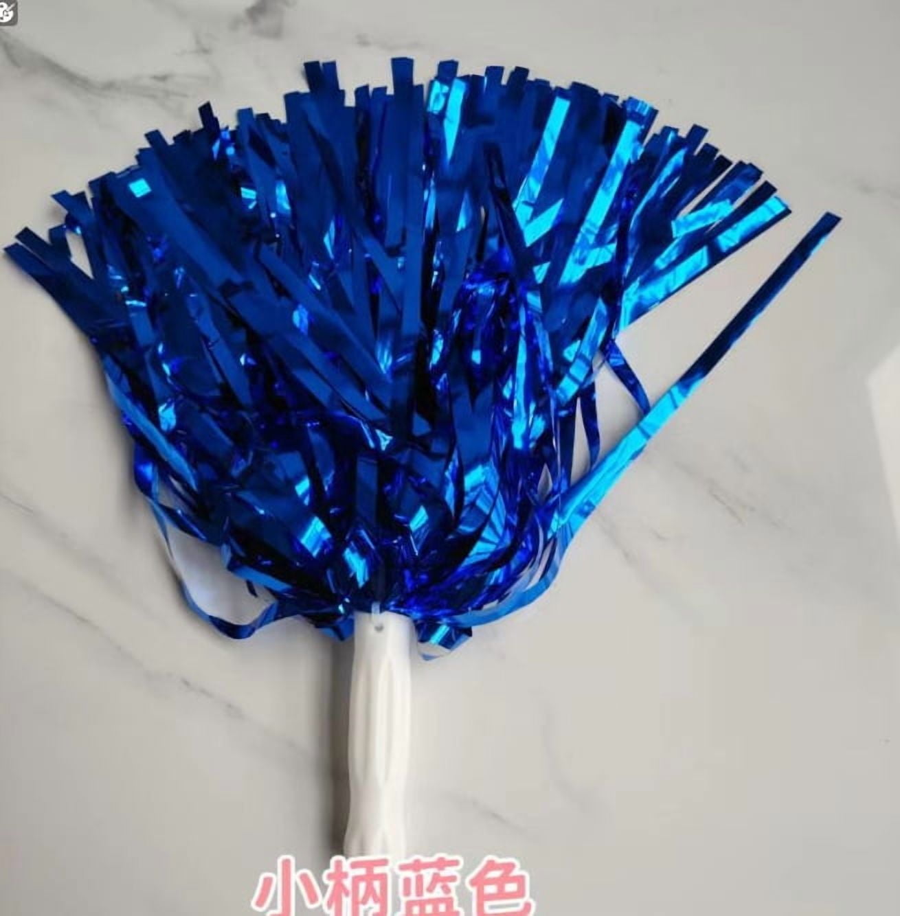 Pom Poms Cheerleading Sports Spirited Cheerleading Stuff Metallic Foil ...