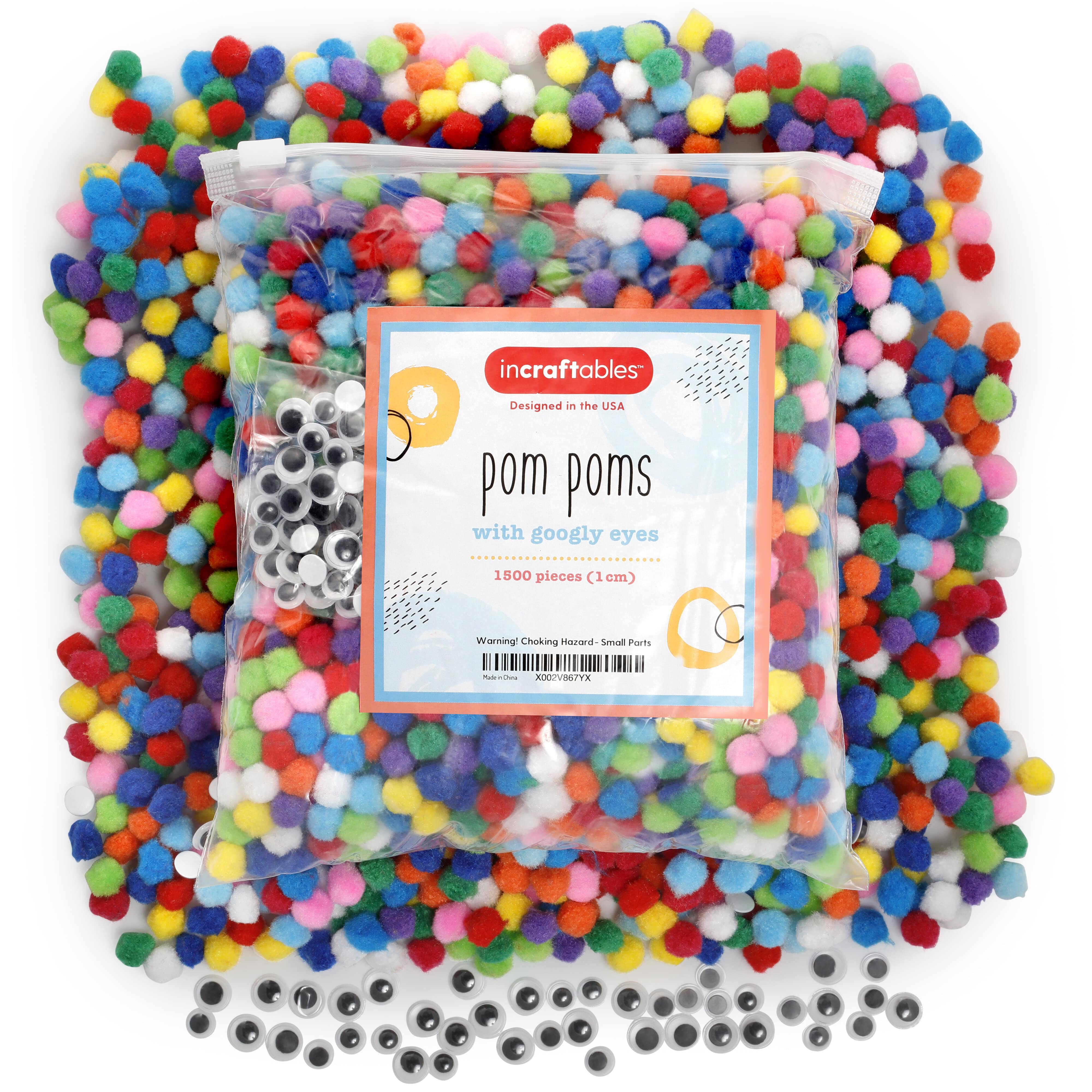 Hello Hobby Black and White Adhesive Googly Eyes, 119Ct - Walmart.com