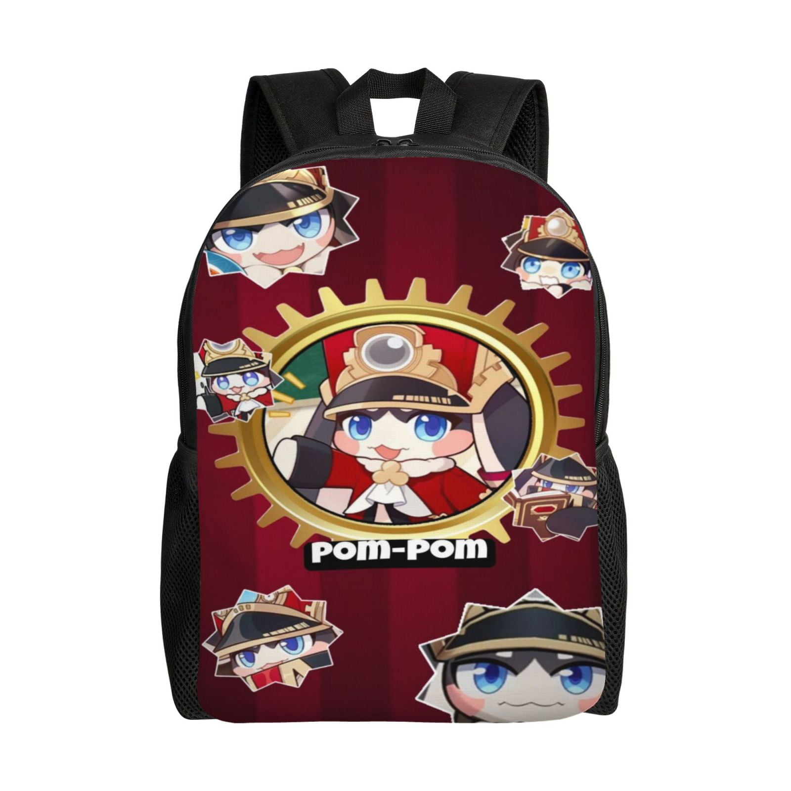 Pom-pom Honkai Star Rail Backpack Cute Anime Large Capacity ...