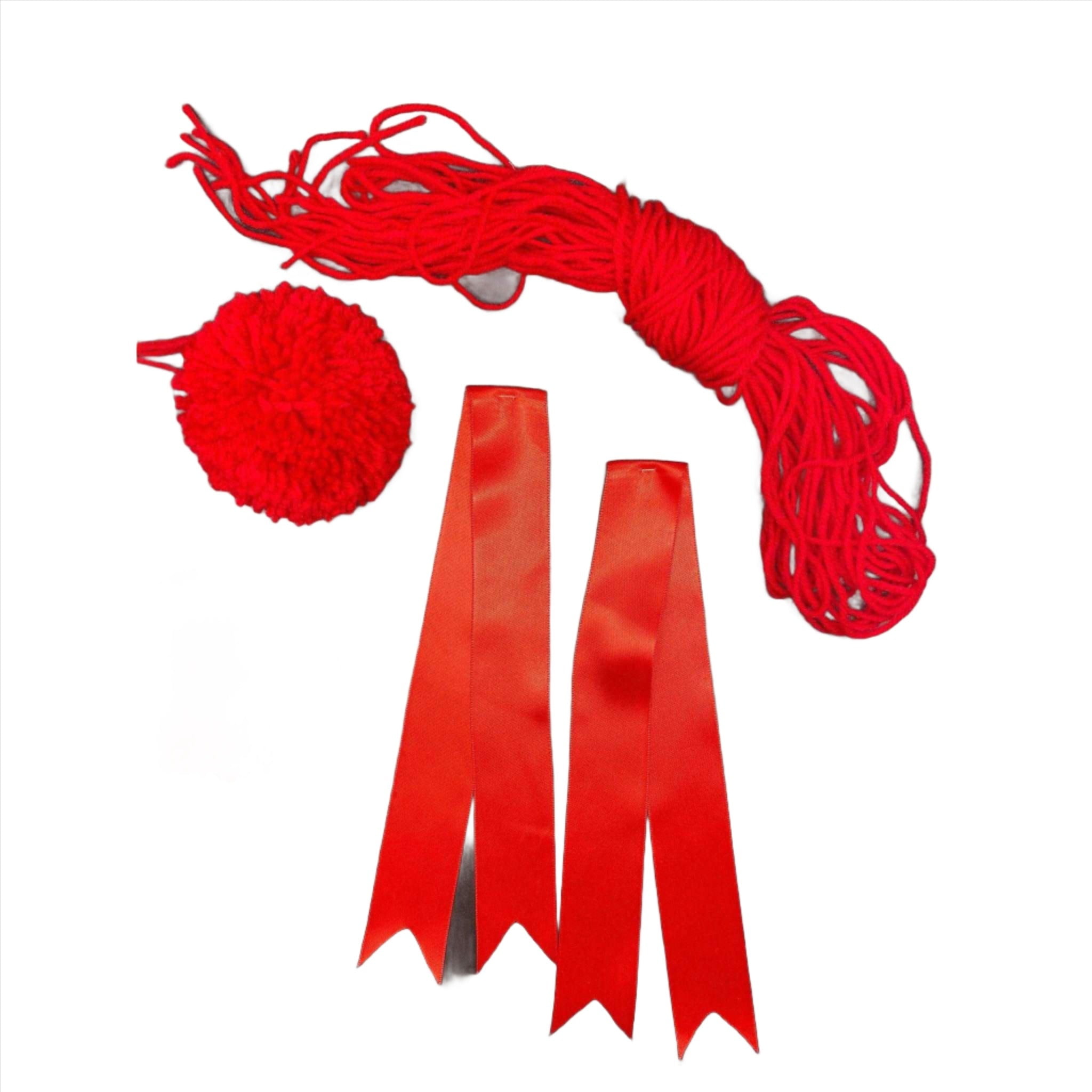 PomPom (Mota) Yarn (Enjaretado) - Gallos Set for Panamanian Pollera ...