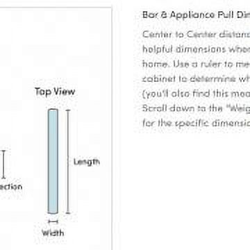 Pomander Pull Color Ash Gray - Top Knobs 7 9/16" Length Grace Coll Traditional Transitional Bar ...