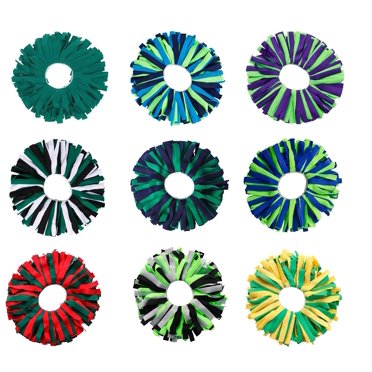 Pomchies Original Hair Tie, Brightly Colored Ponytail Holder Pom-Pom ...