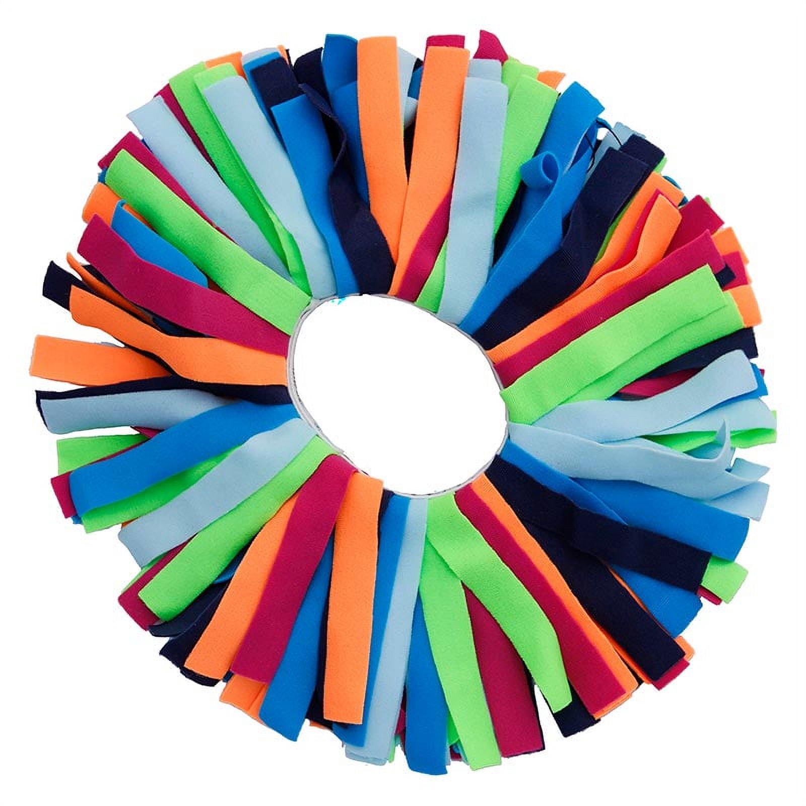 Pomchies Original Hair Tie, Brightly Colored Ponytail Holder Pom-Pom ...