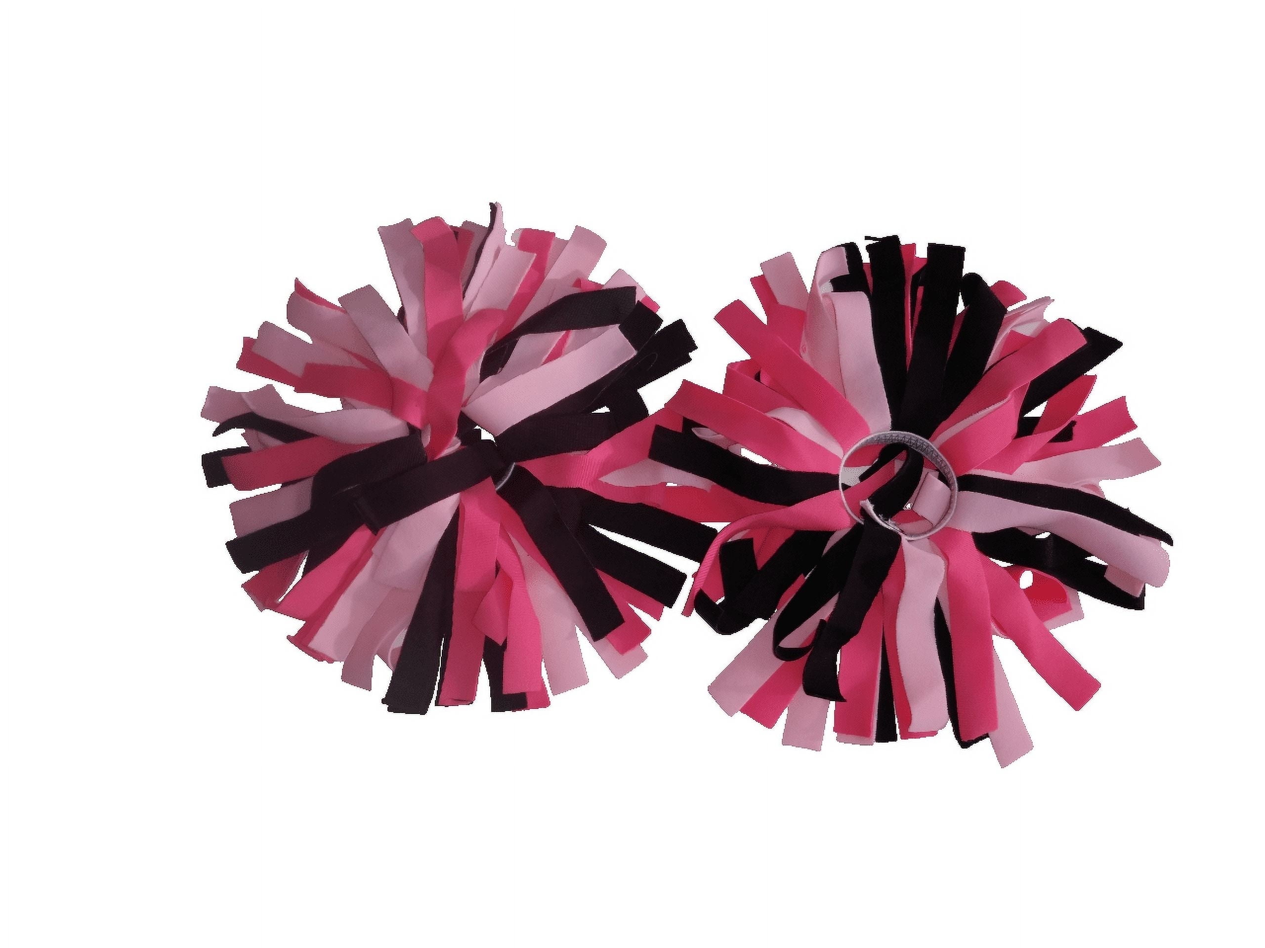 Pomchies Pom-ID Colorful Luggage ID Tag pom-pom, 2-pack, Black/Pink ...