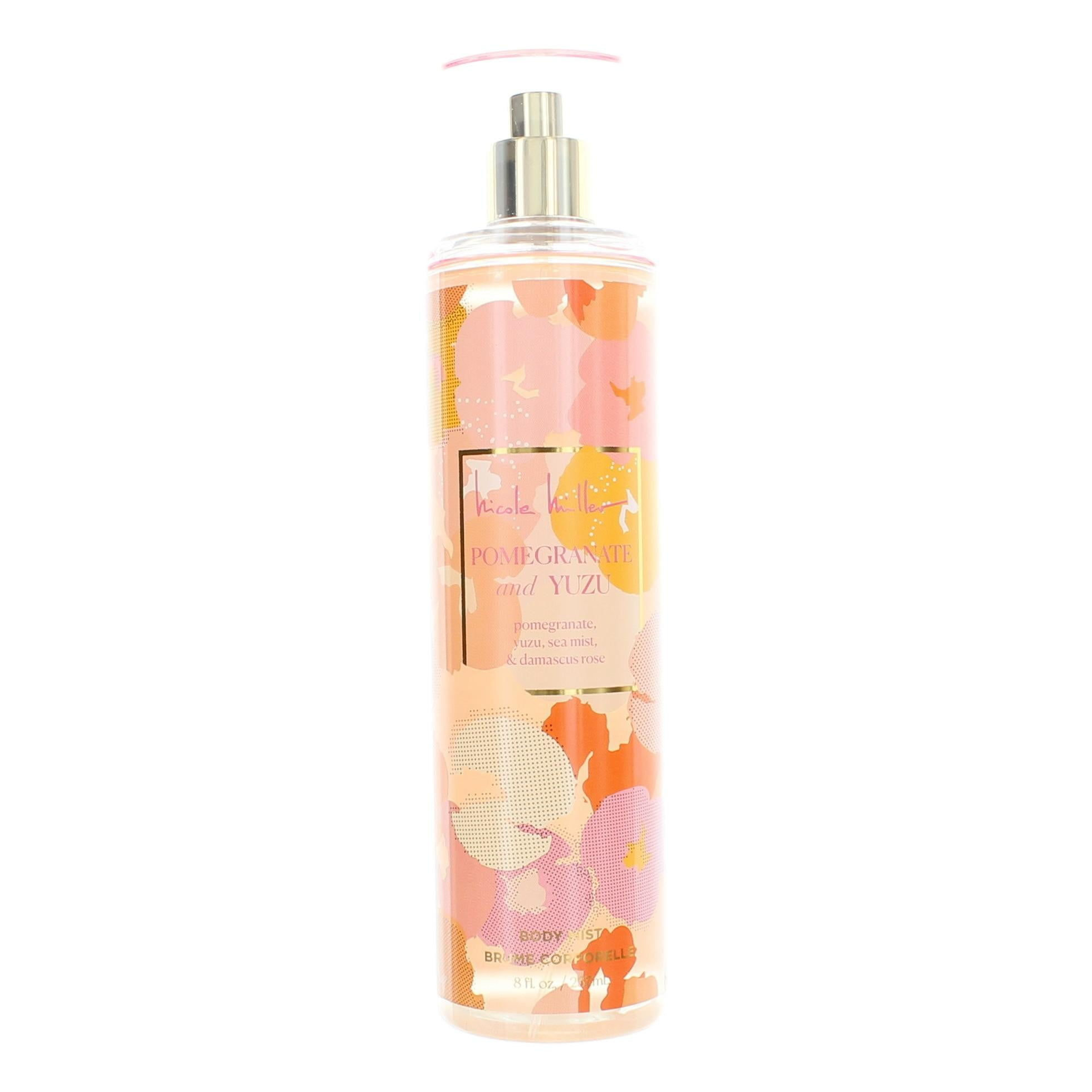 Pomegranate and Yuzu by Nicole Miller, 8 oz Body Mist for Women ...