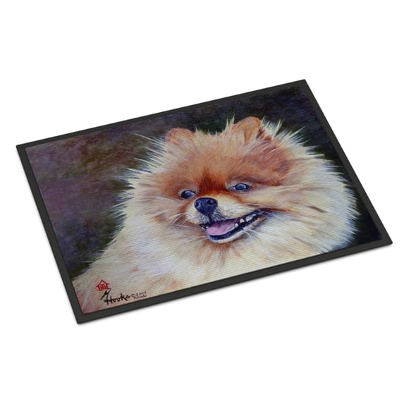 Pomeranian Head Door Mat - Walmart.com