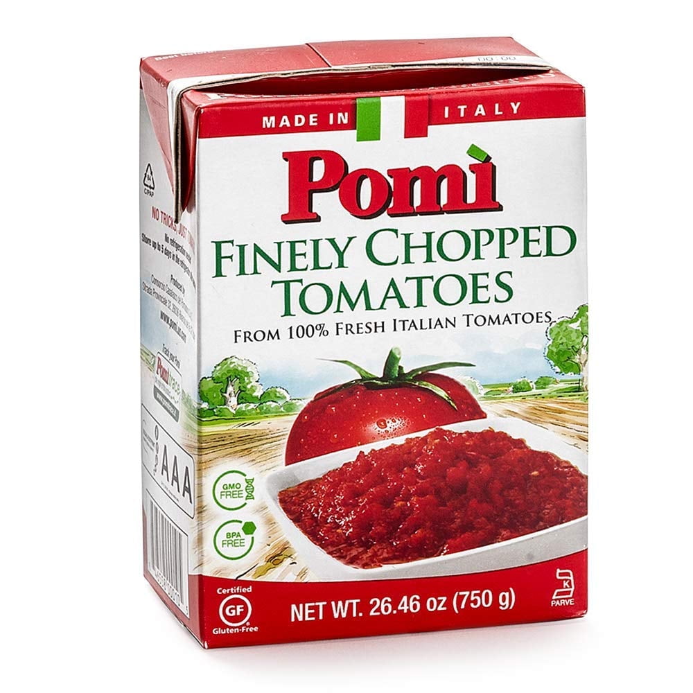 Pomi Finely Chopped Tomatoes - 26.46 oz Pack of 3 - Walmart.com