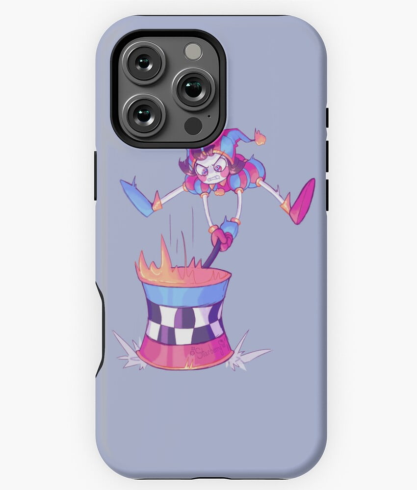 Pomni SMASH The Amazing Digital Circus Phone Case for iPhone 16 15 14 ...