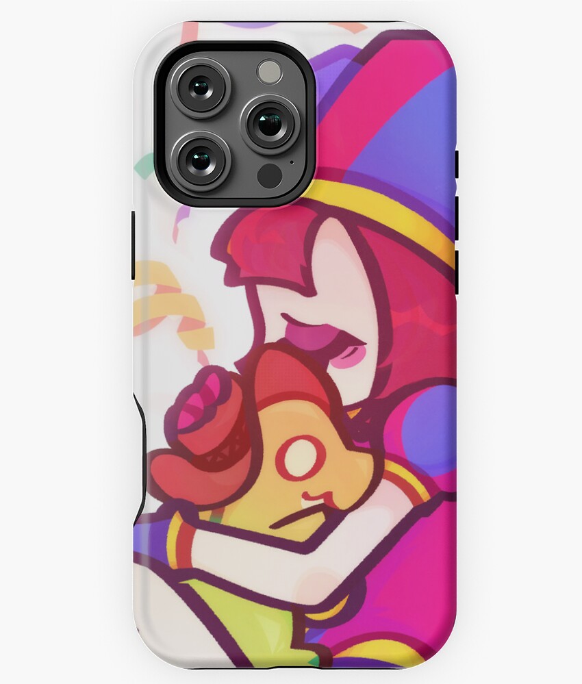 Pomni and Gummigoo TADC Fan Art Phone Case for iPhone 16 15 14 13 12 11 ...