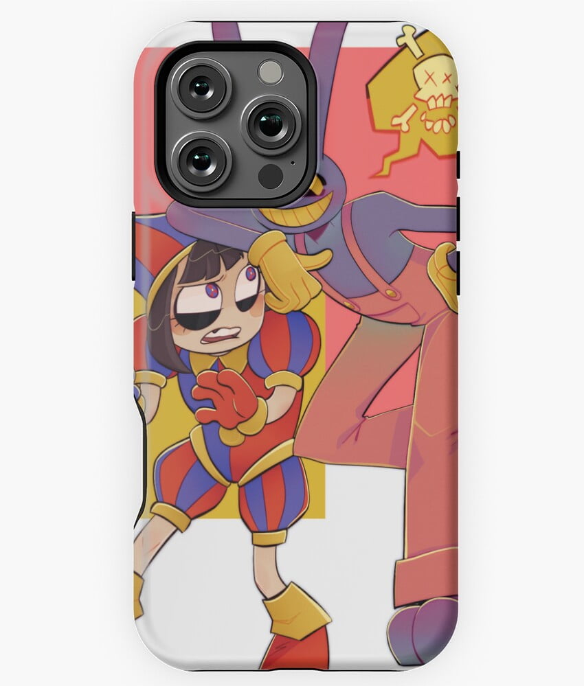Pomni and Jax Amazing Digital Circus Phone Case for iPhone 16 15 14 13 ...