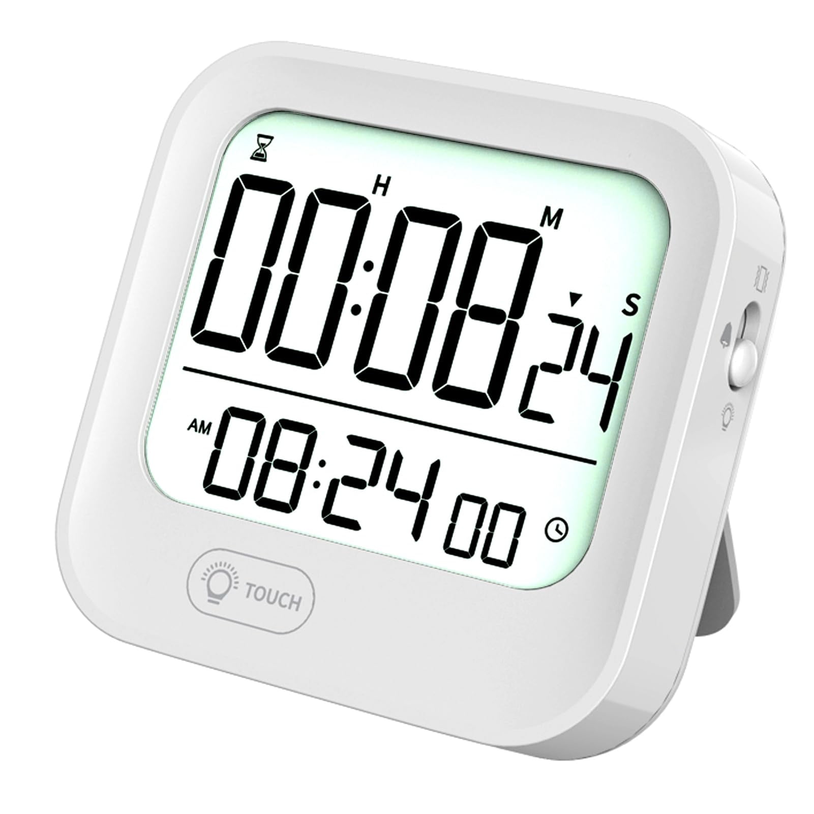 Pomodoro Timer and Alarm Clock, Large Digital Desk Stopwatch Magnetic Interval Focus ...