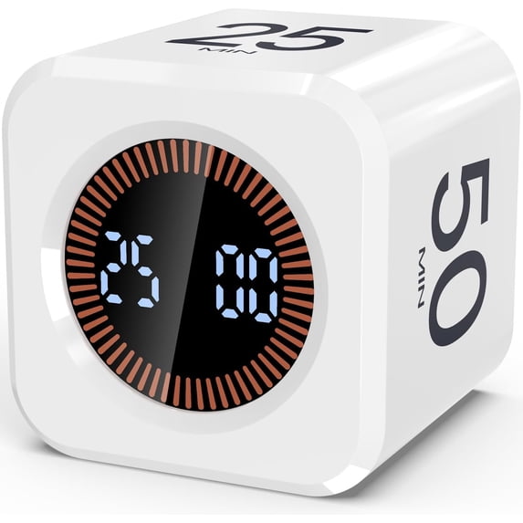 Pomodoro Timer Cube Visual Productivity Flip Timer for Kids Classroom ...