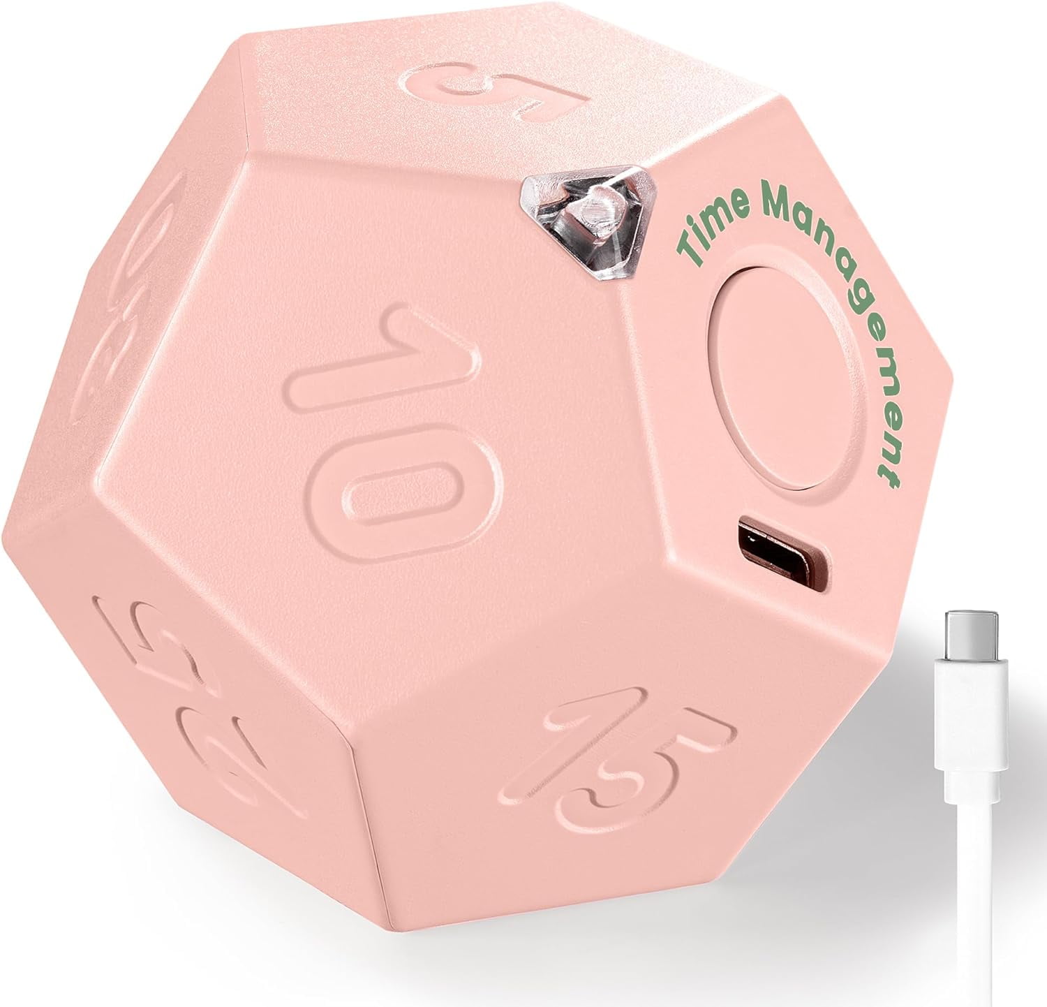 Pomodoro Timer Desk Productivity Timer Cube Rotating 11 Pre Sets