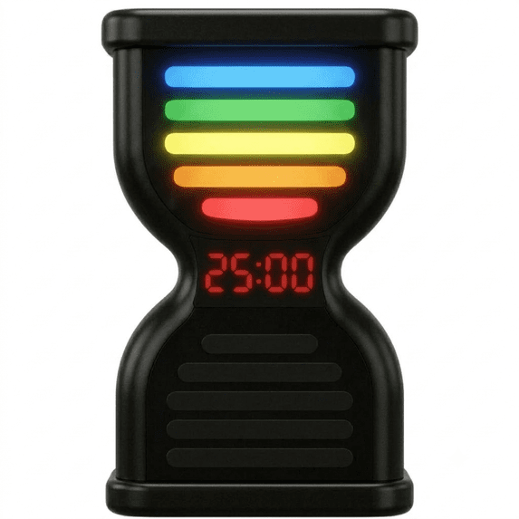Pomodoro Timer for Productivity, Visual Timer with Light Flow, Flip ...
