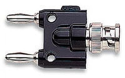 Pomona Adapter BNC (M) Banana Plug Black - Walmart.com