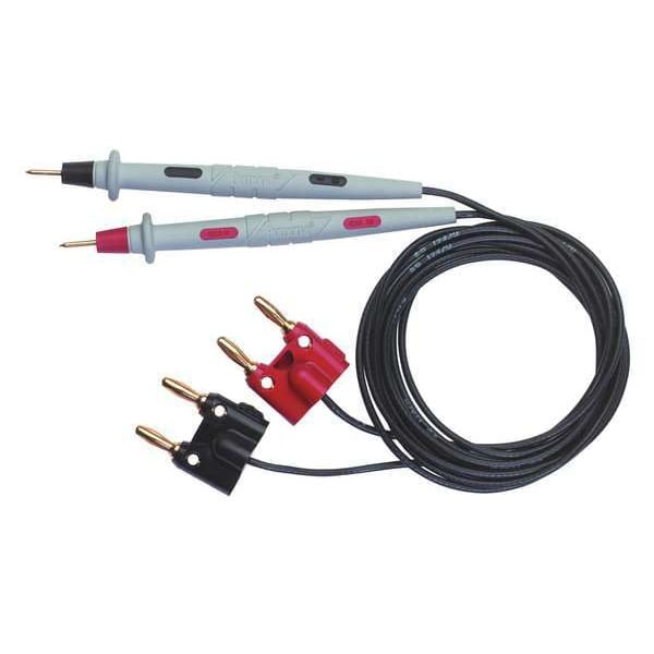 Pomona Electronics Test Probe Set,Black,Red,30VAC/60VDC 6303 - Walmart.com