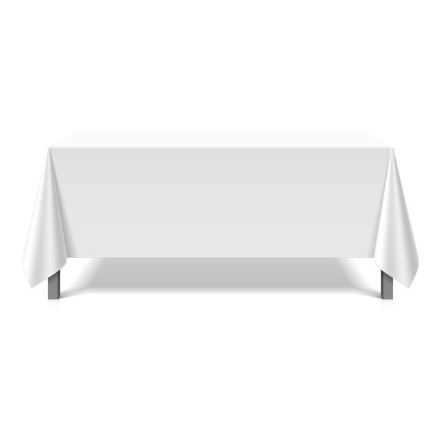 Pomp White 70" x 120" Poplin Polyester Tablecloth | Wrinkle + Stain ...