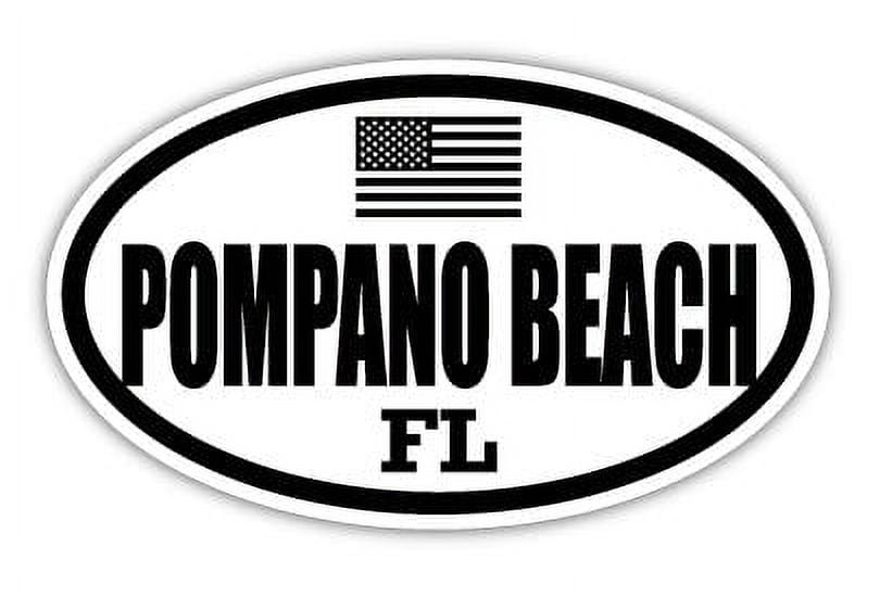 Pompano Beach FL Florida Broward County Stealthy Subdued Old Glory US ...
