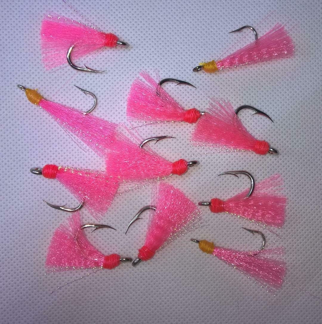 Pompano Jig Teasers Pack Color Choice Fly Teaser #2 Hook - Color All ...