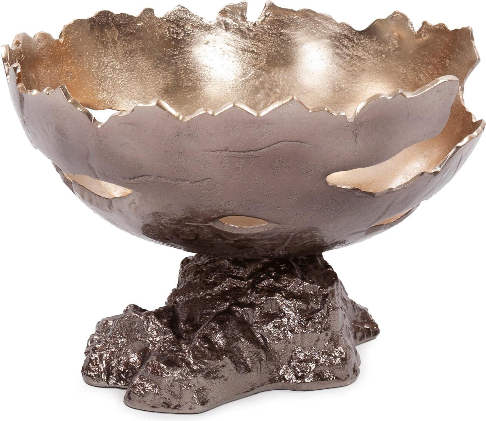 Pompei Cast Aluminum Bowl-Elegant Decor Piece - Walmart.com