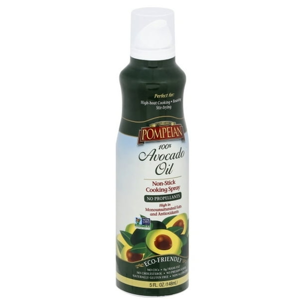 Pompeian 100% Avocado Oil Non-Stick Cooking Spray 5 oz - Walmart ...