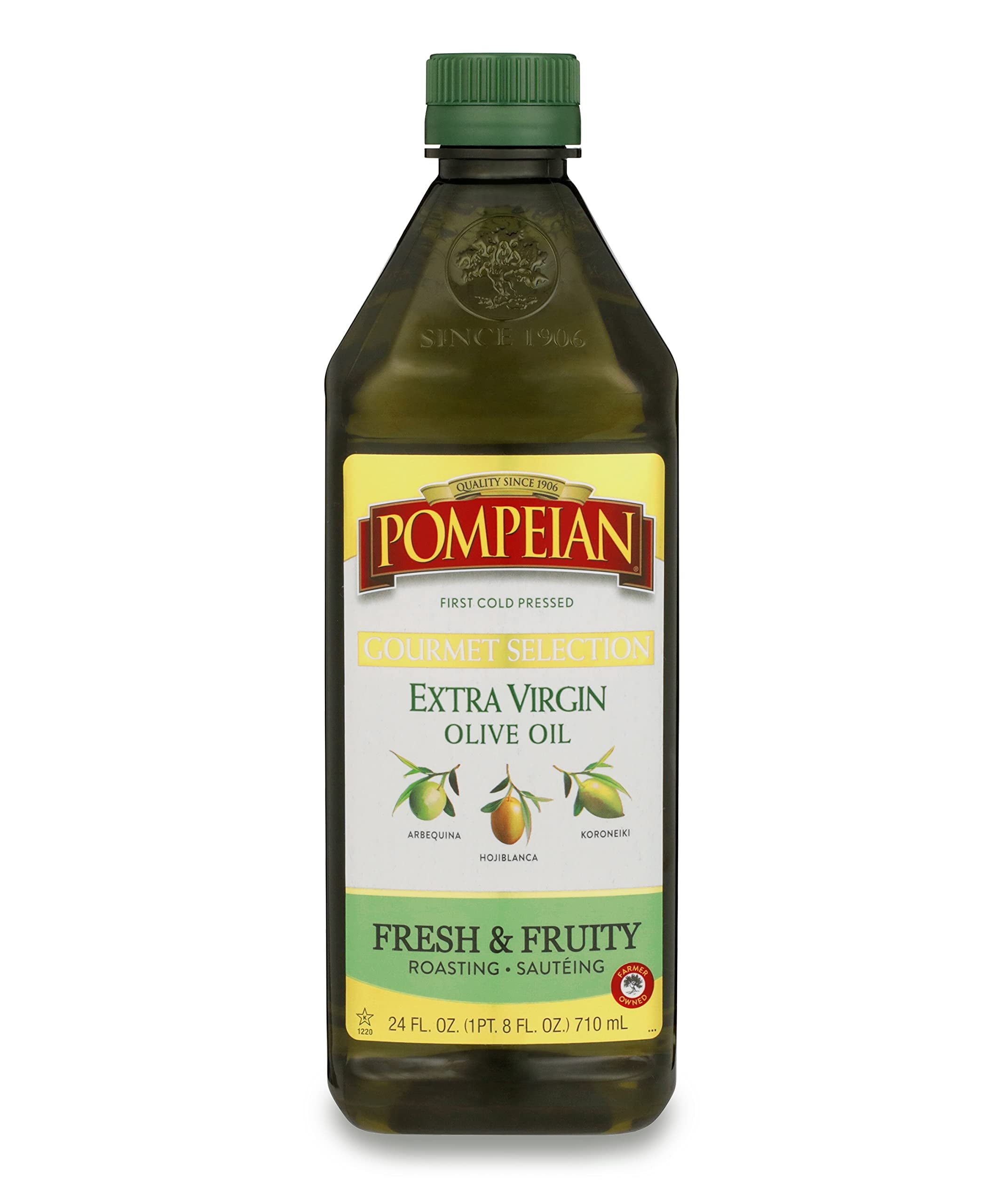 Pompeian Gourmet Selection Extra Virgin Olive Oil, First Cold Pressed ...