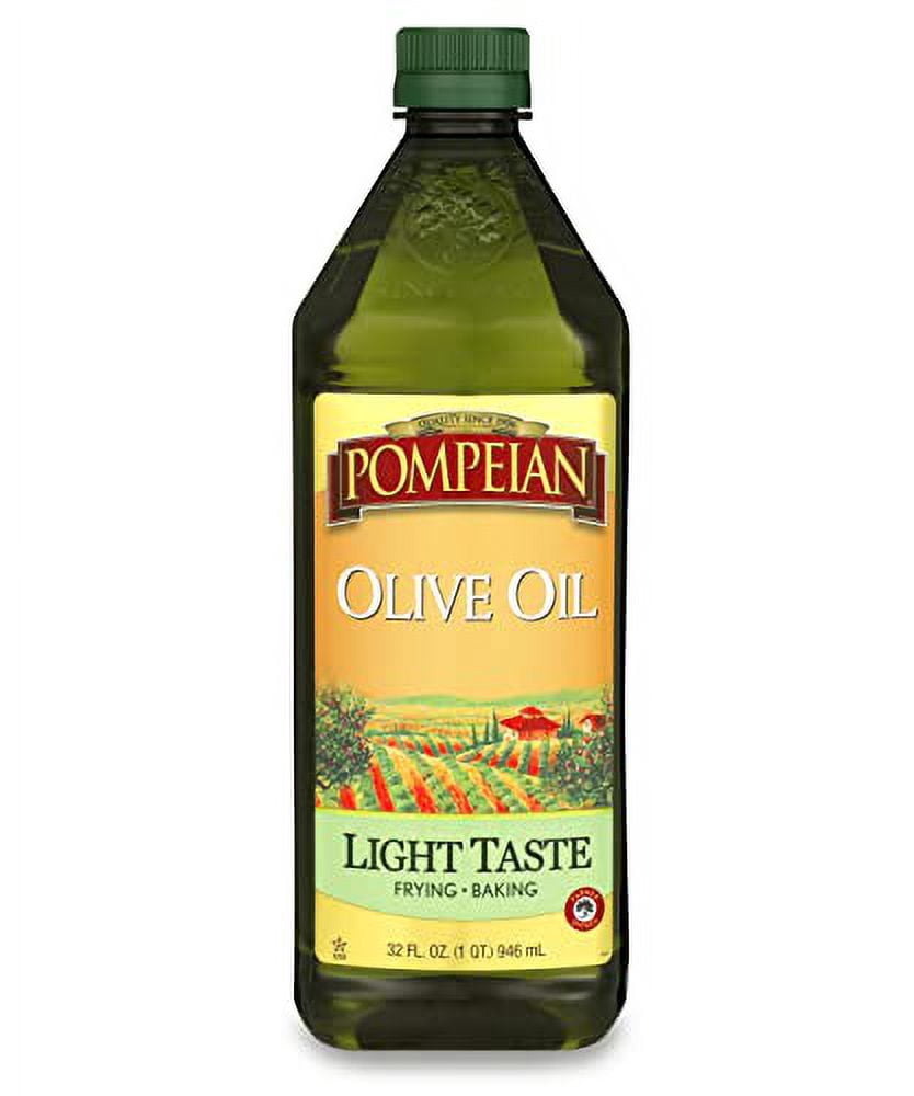 Pompeian Light Taste Olive Oil, Light, Subtle Flavor, Perfect for ...