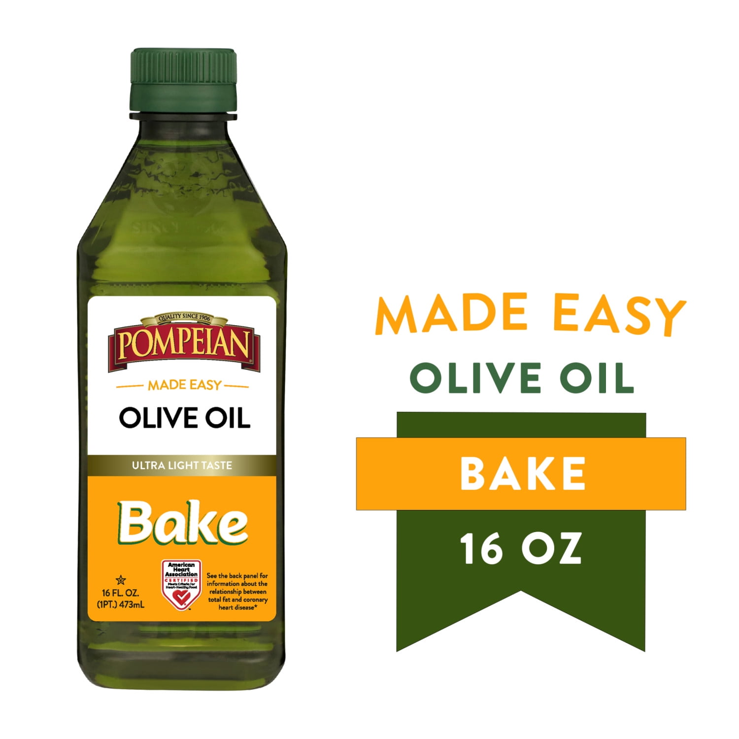 Pompeian Made Easy Bake Olive Oil - 16 fl oz - Walmart.com