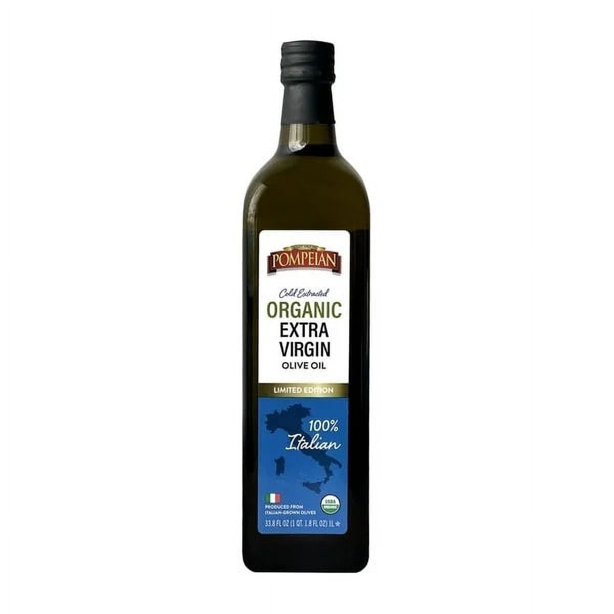 Pompeian Organic Italian EV Olive Oil, 1 L - Walmart.com