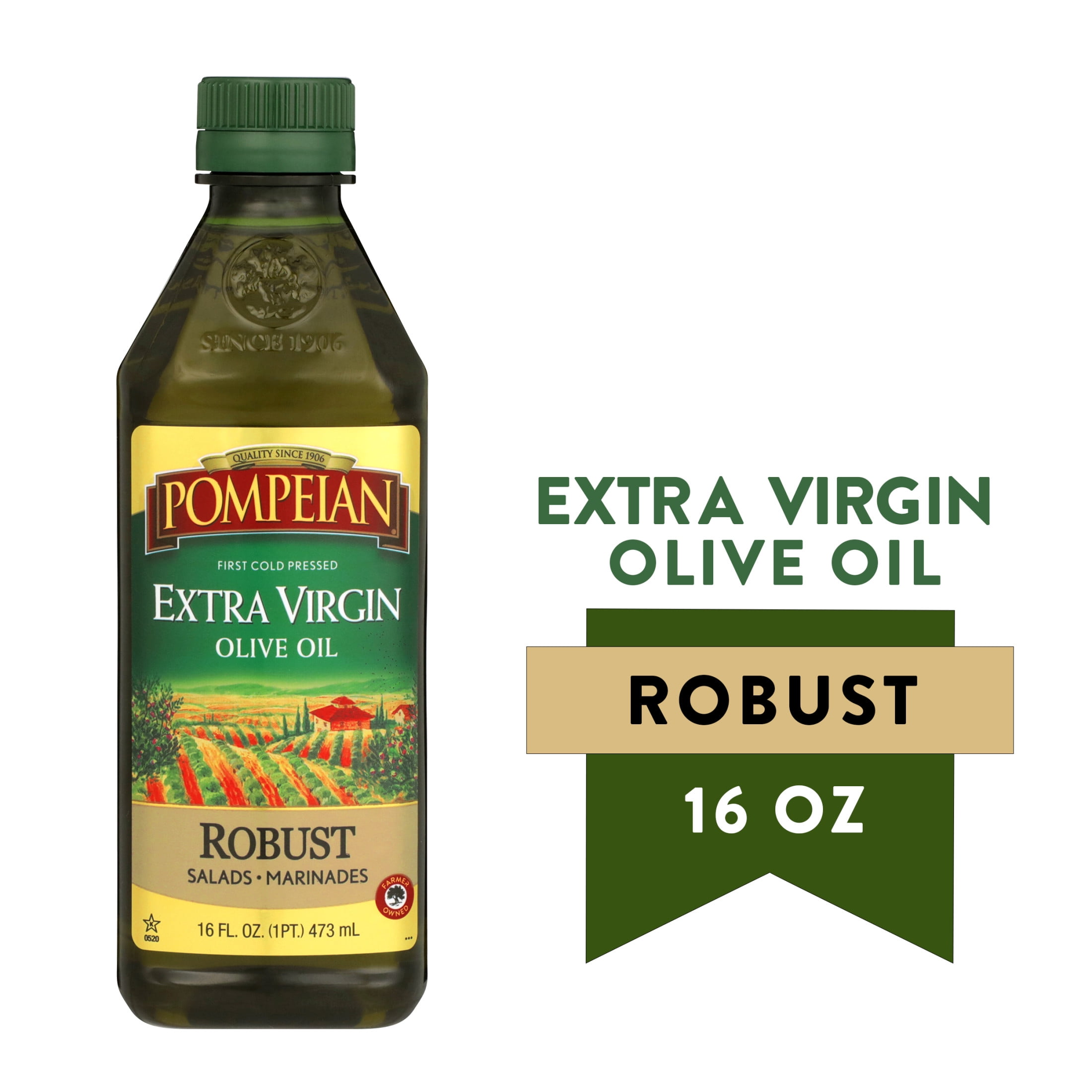 Pompeian Robust Extra Virgin Olive Oil - 16 fl oz - Walmart.com