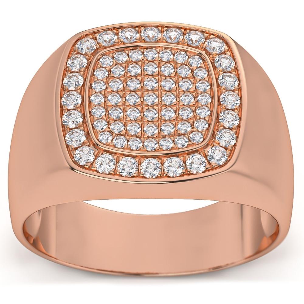 Pompeii 1/2Ct Diamond Men's Wedding Ring Anniversary Band in White ...