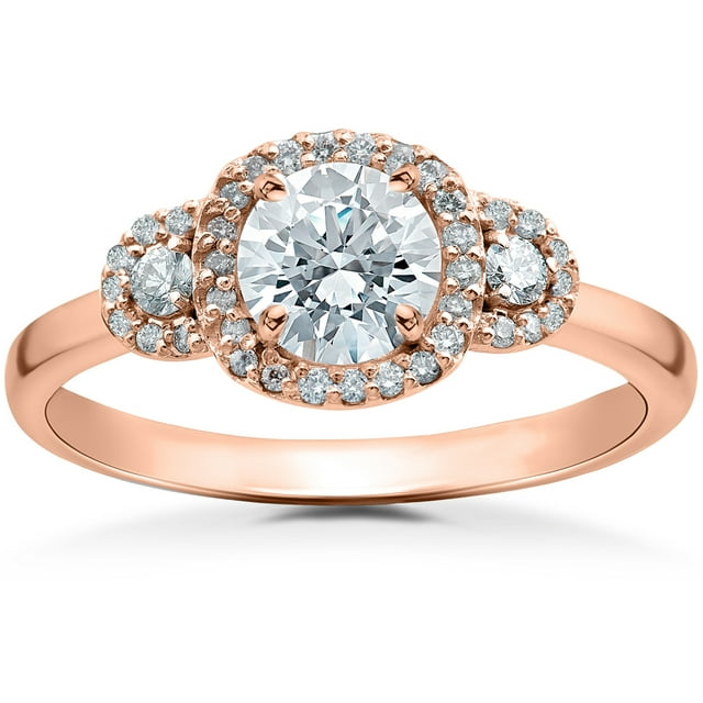Pompeii 1/2ct Diamond Charlotte Halo Engagement Ring Setting ...