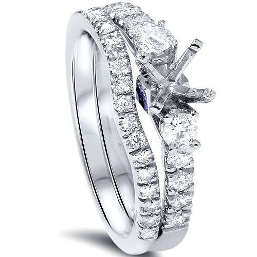 Pompeii 1/2ct Diamond Engagement Ring Setting Set 950 Platinum (G/H,SI1 ...