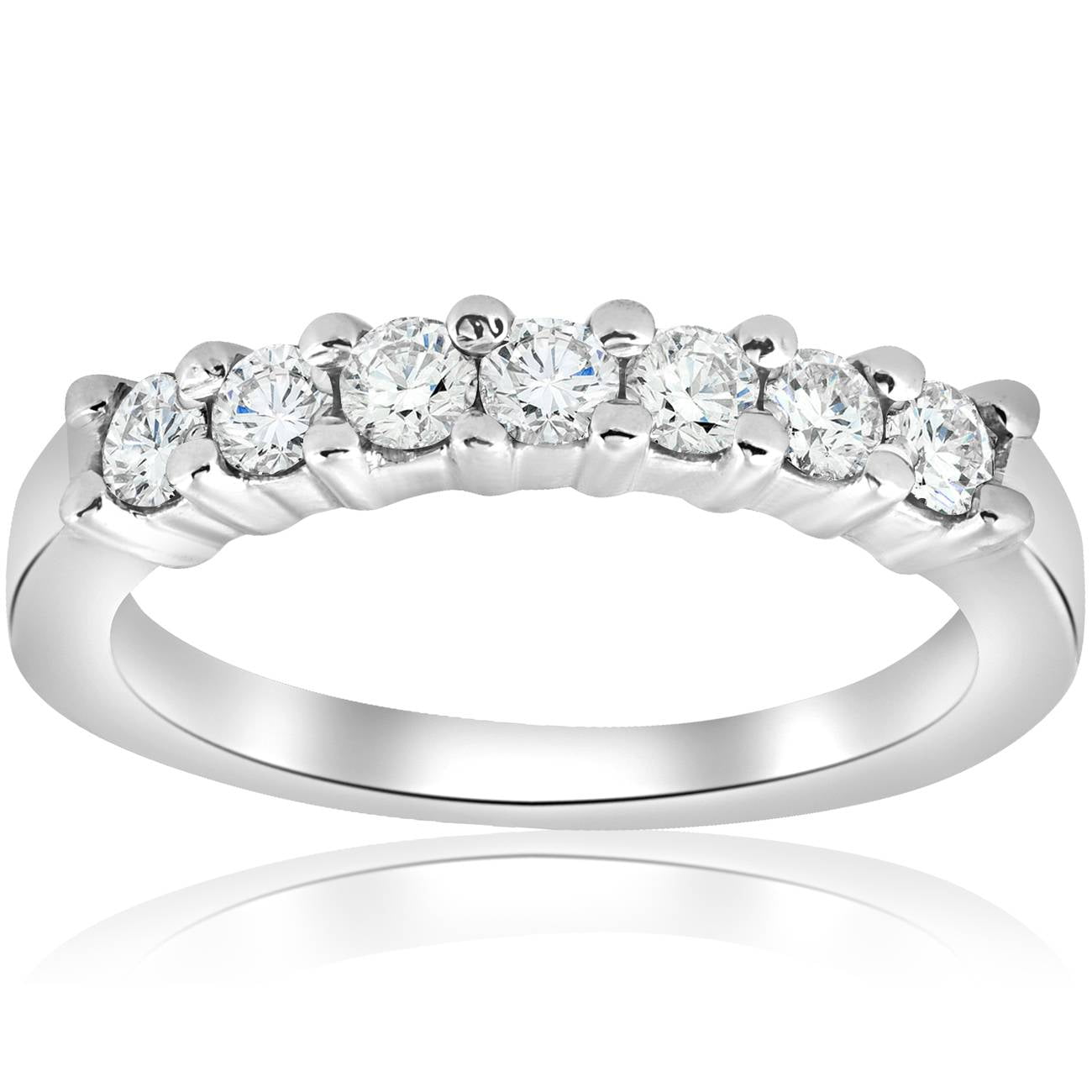 Pompeii3 14K White Gold 1/2ct Diamond Wedding Ring, Engagement ...