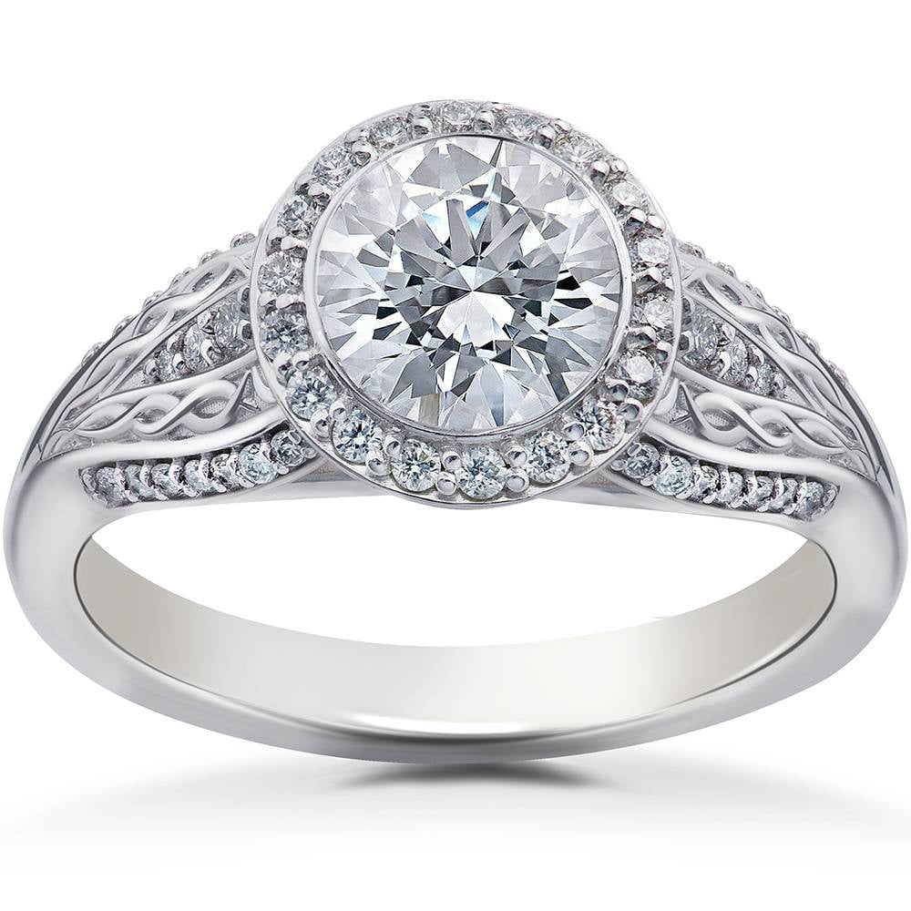 Pompeii 1/4 ct Lab Grown Diamond Zoe Engagement Ring Setting (F,VS ...